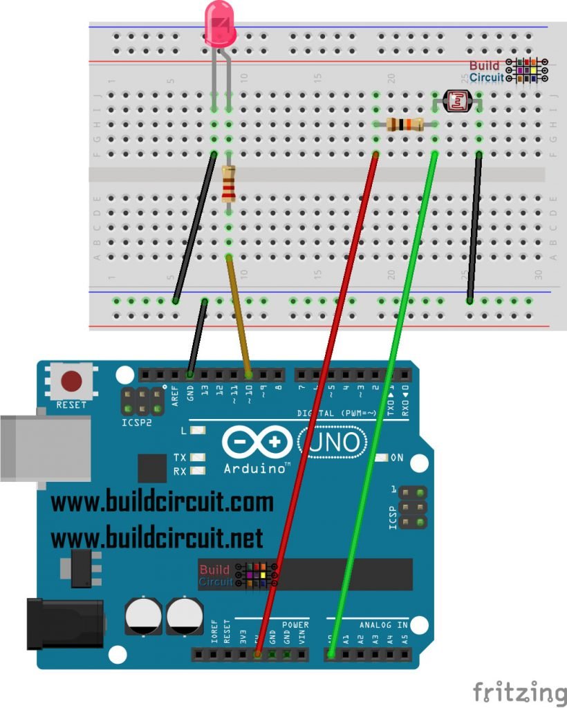 Arduino Diy Led Control With Ldr Sensor Photoresistor Arduino | My XXX ... Arduino Diy Led Control With Ldr Sensor Photoresistor Arduino | My XXX ...