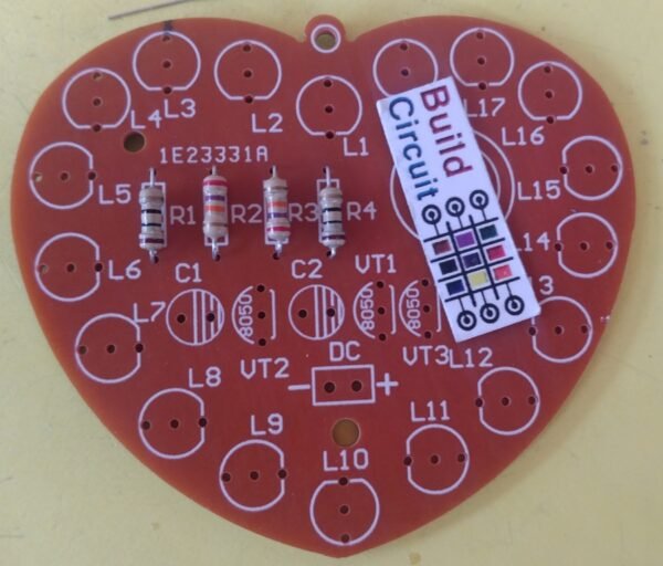 Step 1 Solder all the resistors – BuildCircuit.COM