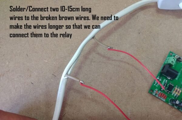 Step 7 Connect wires to the broken wires – BuildCircuit.COM