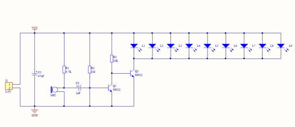 DIY KIT 38- Sound activated LED lights – BuildCircuit.COM