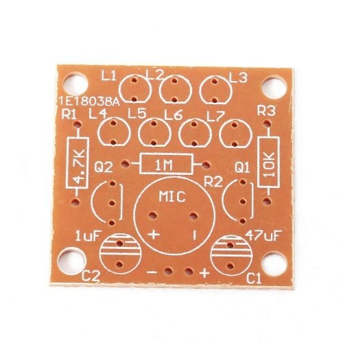 DIY KIT 38- Sound activated LED lights – BuildCircuit.COM