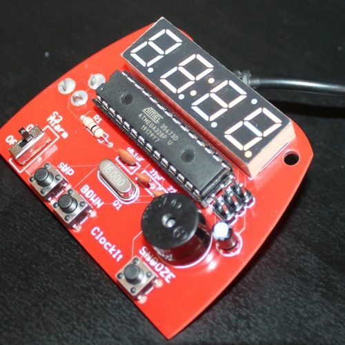 Diy Kit 64 Clockit Digital Clock Diy Kit Using Arduino Buildcircuitcom