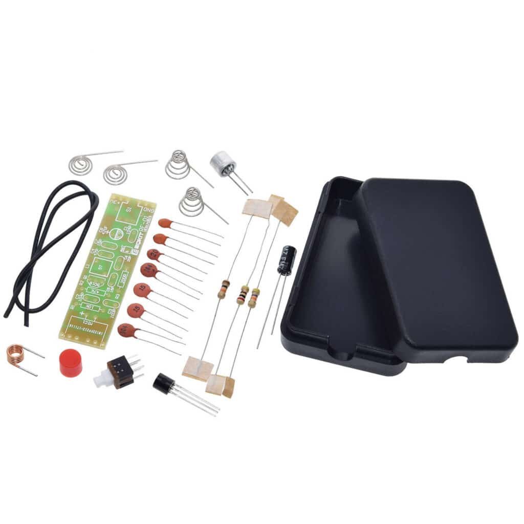 Single transistor DIY FM transmitter with an enclosure. – BuildCircuit.COM